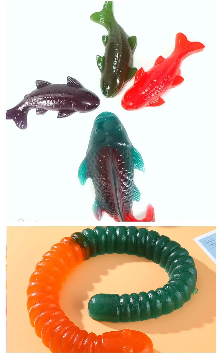 Bulk Big Candy Custom Gummy Oversized Giant Bear Worms