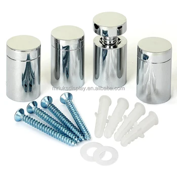 Wall Mounting Aluminum Store Sign Display Holders Screws Signage ...