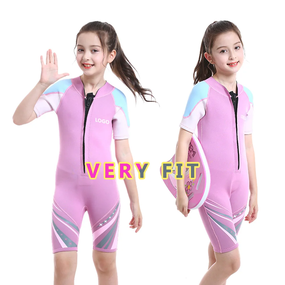Kids 3mm Yamamoto Smooth Skin Neoprene Shorties Children Swimwear ...