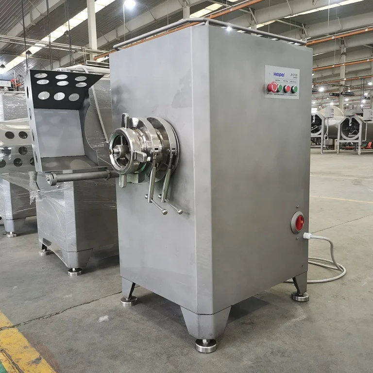 Commercial Industrial Frozen Meat Grinder - 1 Ton Capacity