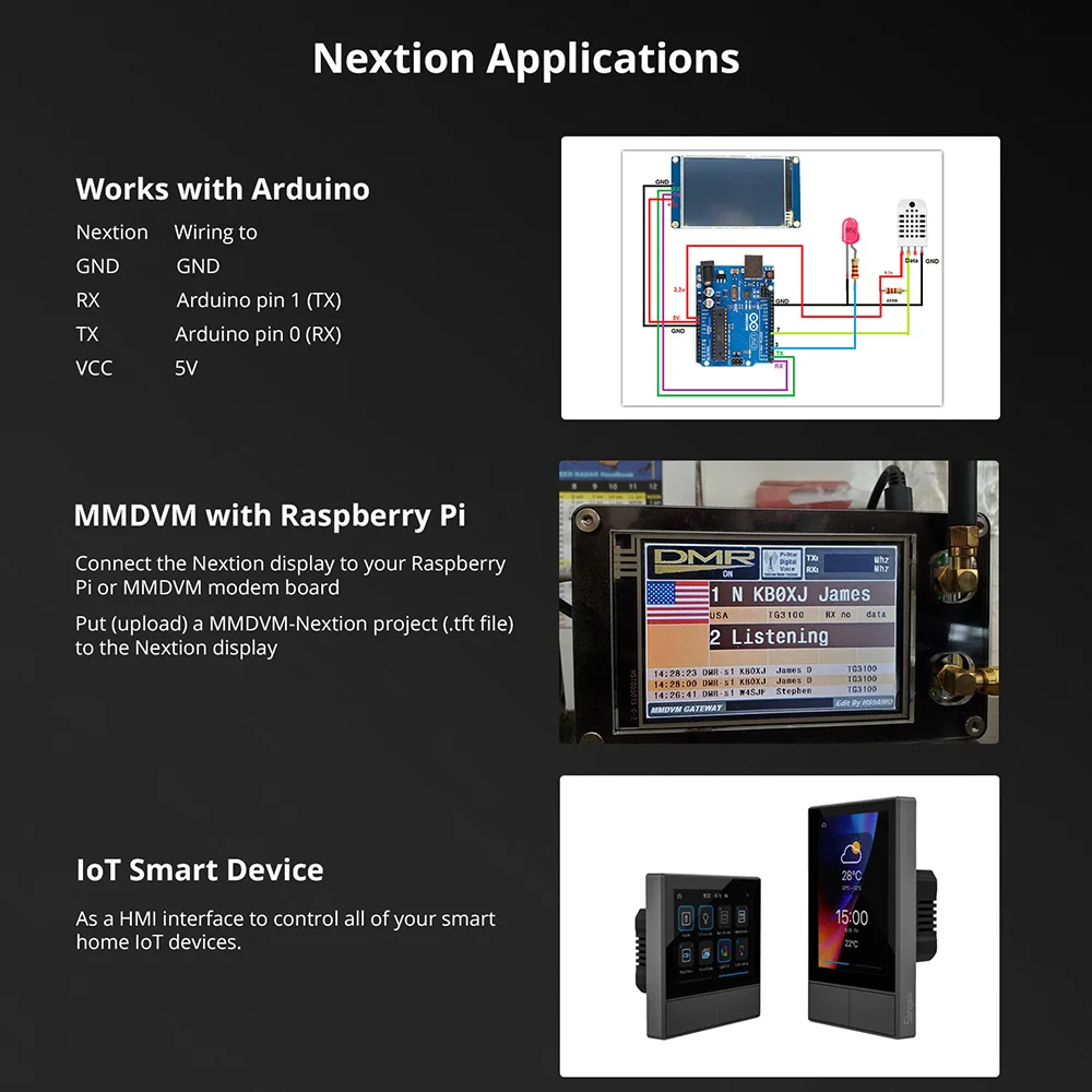Nextion 7 Inch IPS RGB 65K Capacitive Touchscreen - Smart Display