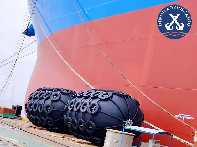Vulcanized Marina Mooring Pile Rubber Fenders for Docks With Repair Kit ...