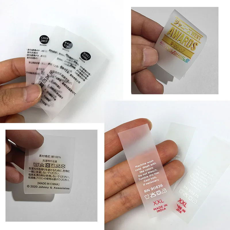 Wholesale Custom Name Logo High Density Clothing Woven Hem Tag Labels ...