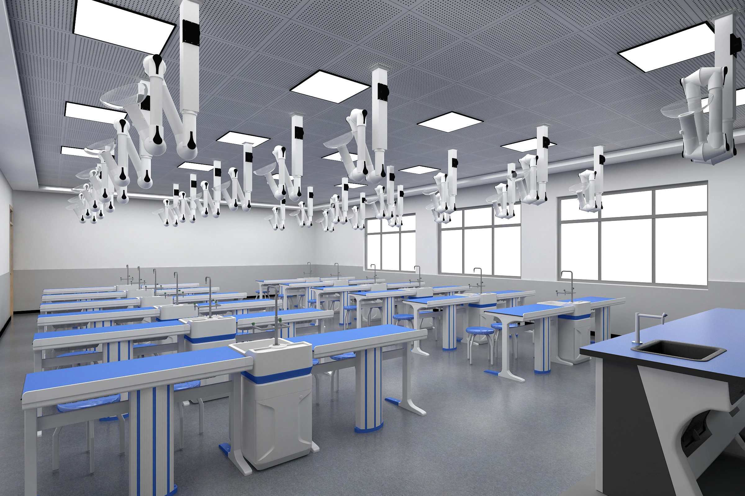 All Steel Laboratory Student Lab Bench Factory Price Lab Equipment Easy ...