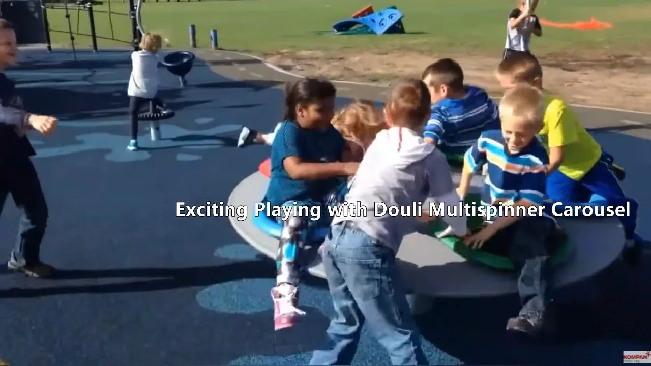 Dream Outdoor Embedded Spinning Multispinner Merry Go Round Carousel ...