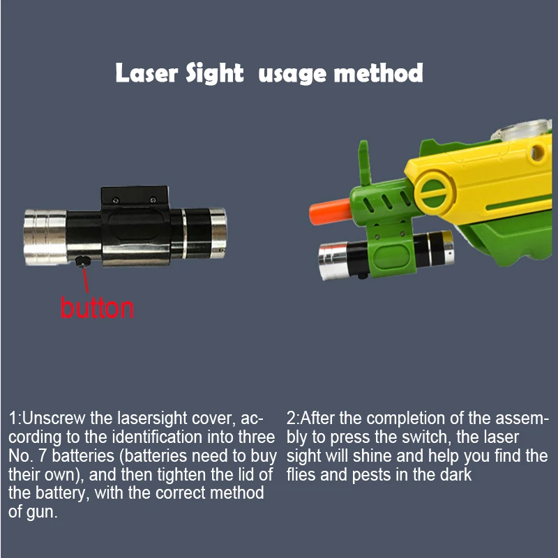 Salt-gun 3.0 - Bug-a-Bust Toy Pistol for Outdoor Fun