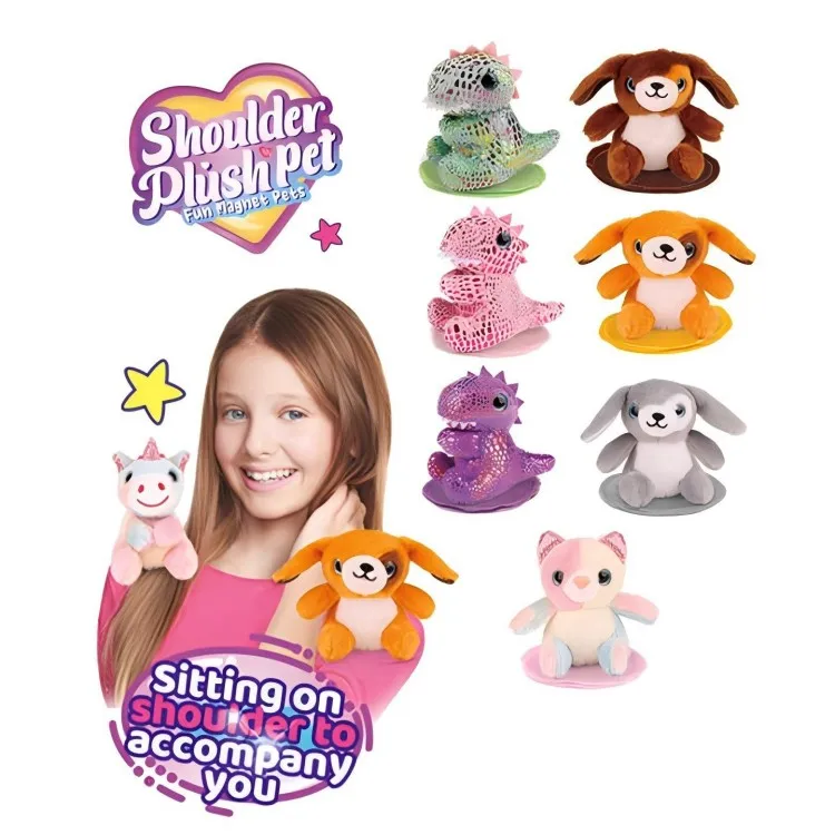 Mini Custom Animal Plushies Super Soft Stuffed Animal Fridge Magnets ...