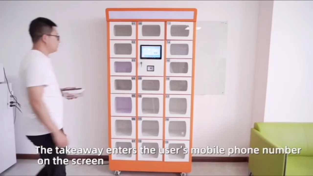 Smart Locker System For Food Pickup Digital Lockers Restaurant Food ...