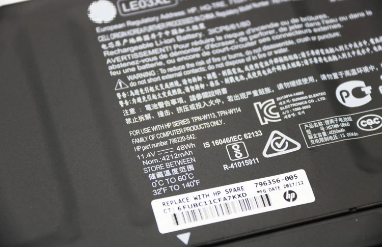 Laptop Battery Le03xl 11.4v 48wh 4050mah For Hp Envy X360 M6-w Pavilion ...