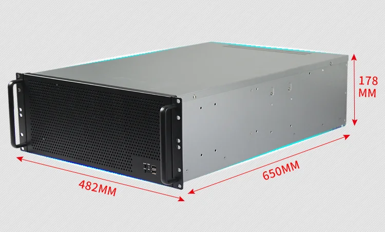 HTPC 19 Inch Rack 4u Storage Server Case - EATX MB PSU Support