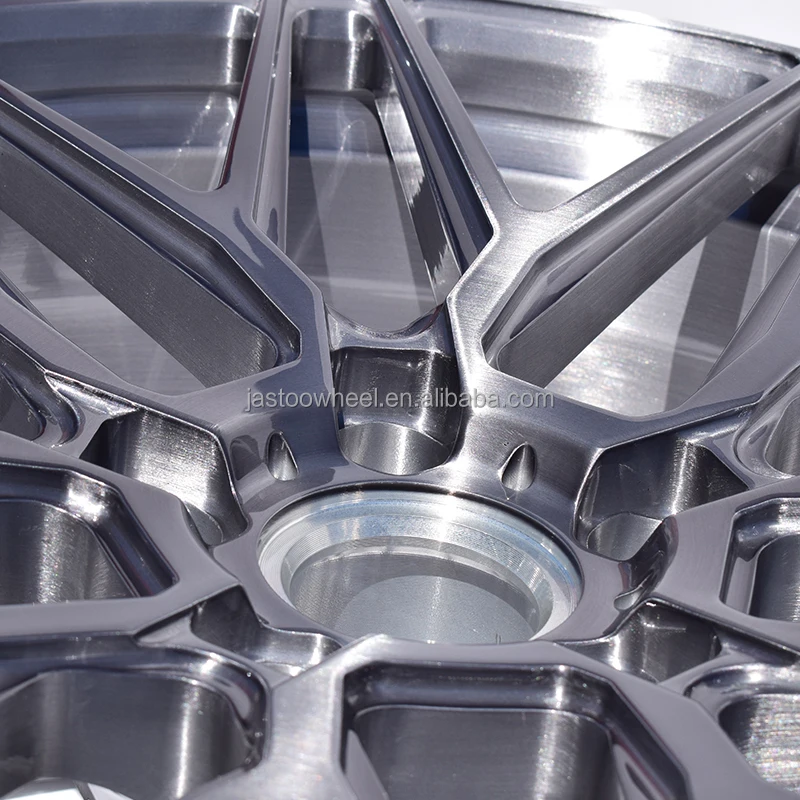 Brushed Grey Forged Wheels PCD130 - JASTOO 21 Inch Aluminum Alloy