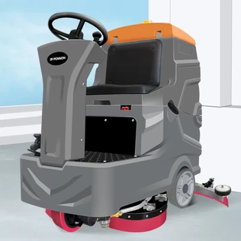 Small Ride On Commercial Floor Scrubber Ceramic Epoxy Marble Pvc ...