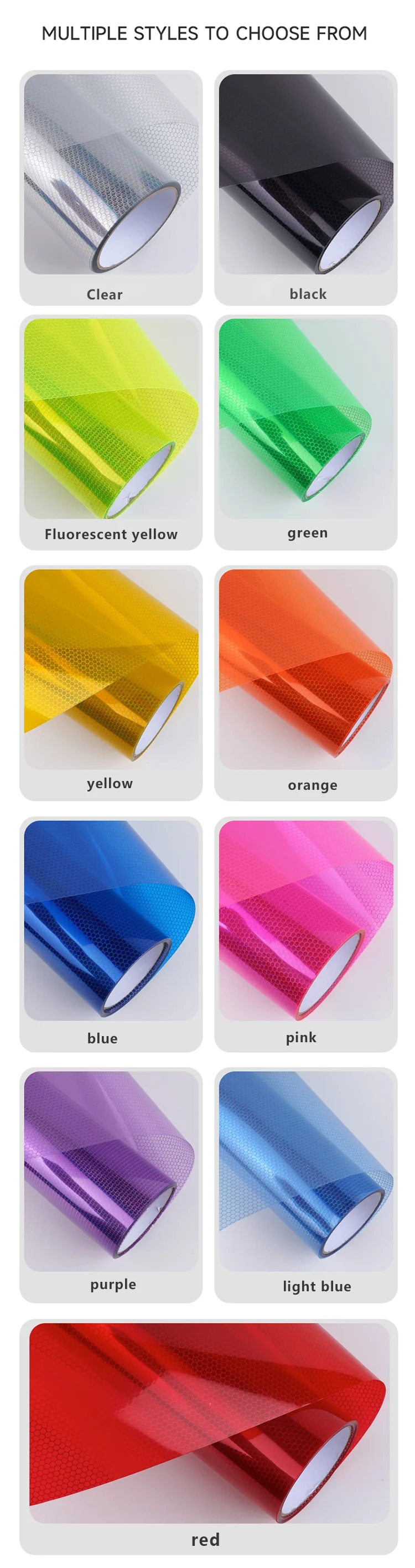 Universal Headlight Tint Film - Decorative & Protective