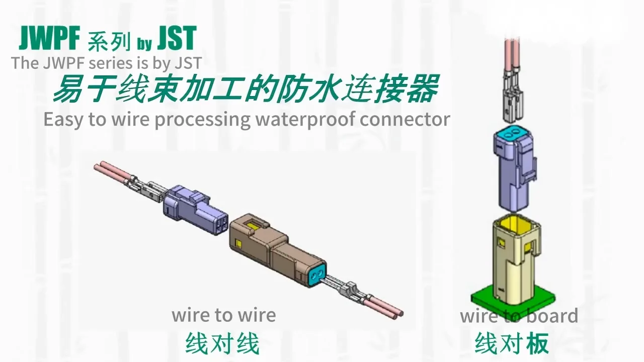 Jst Jwpf Serie 6pin Waterproof Auto Male Plug Wire Harness Connectors ...