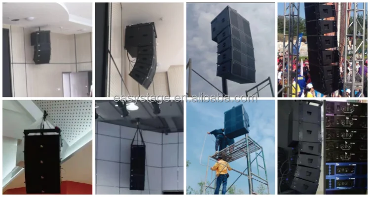 K10 Dual 10" Passive Indoor And Outdoor System Surround Sound Professional Audio Pro Speaker ...