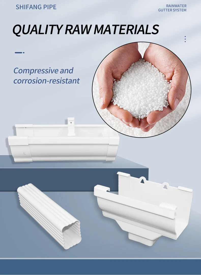 PVC Gutter System - Durable, Lightweight, and Efficient