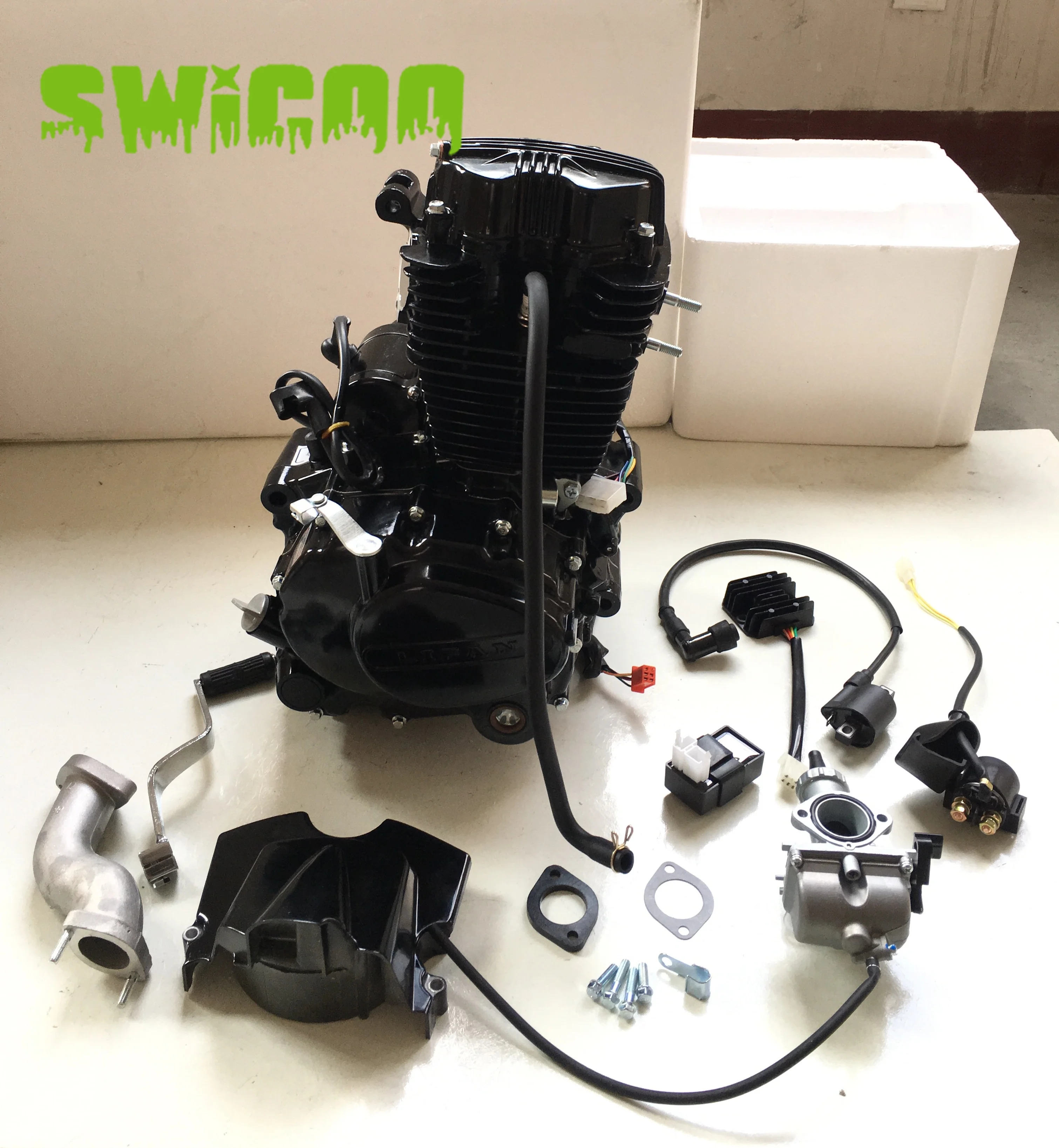 High Quality Lifan Engine Cg250 Electric Start Engine With Reverse For ...
