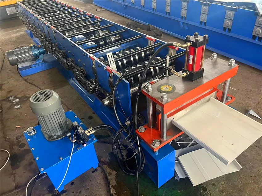 Standing Seam Roofing Panel Roll Forming Machine Roof Metal Machine ...