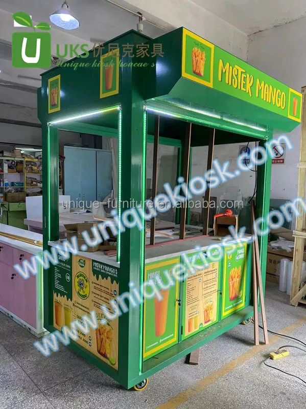 Outdoor Food Display Kiosk Outdoor Snack Booth Design Outdoor Juice ...
