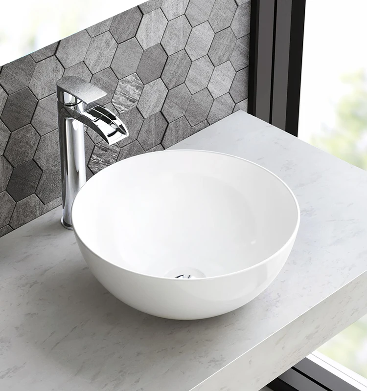 Lavamanos Table Top Round Counter Modern Art Basin Countertop Bowl ...