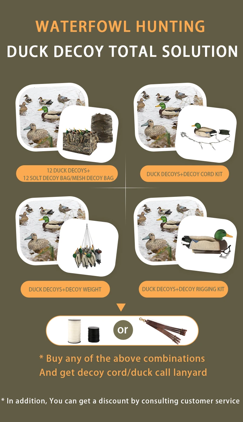 Duck Decoy Swivels - Texas Rigs for Decoys & Long Line Rigs