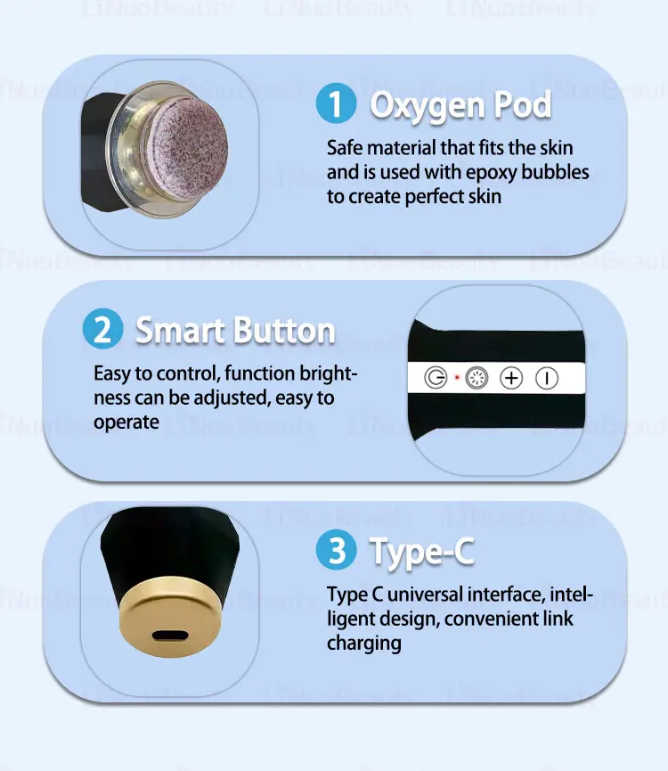 Oxygen Skin Design Portable Co2 Bubble Oxygenation Capsules Pods ...