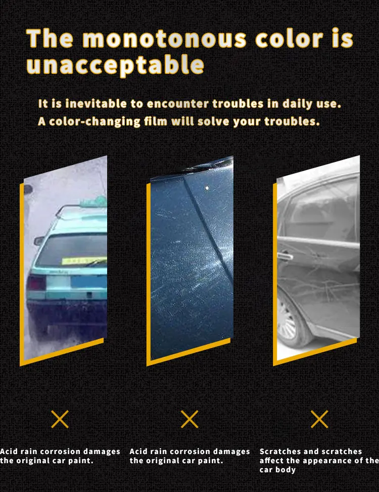 Wanshun High Quality Tpu Car Wrap Vinyl Film Color Changing Car Film ...