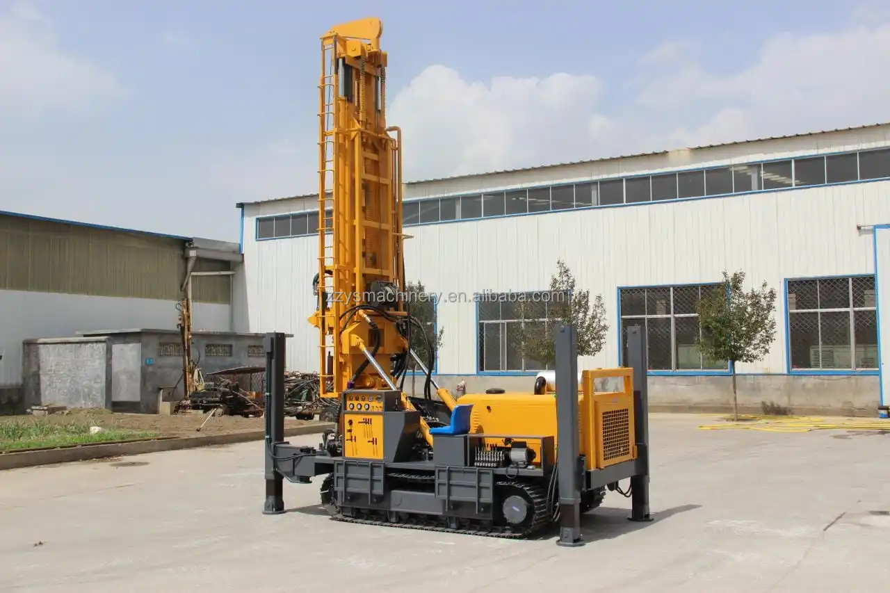 300m Crawler Mounted Water Drilling Rigs Deep Well Machine Drilling ...