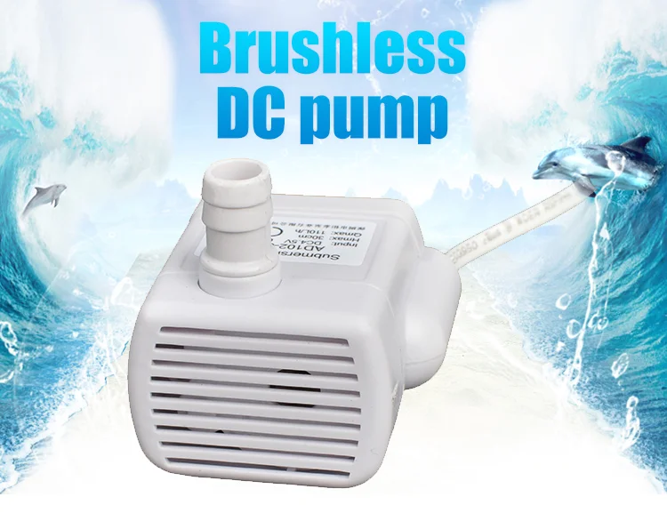 Small Pet Drinking Water Fountain Pump Dc 5v 12v Hydroponic Mini Water ...