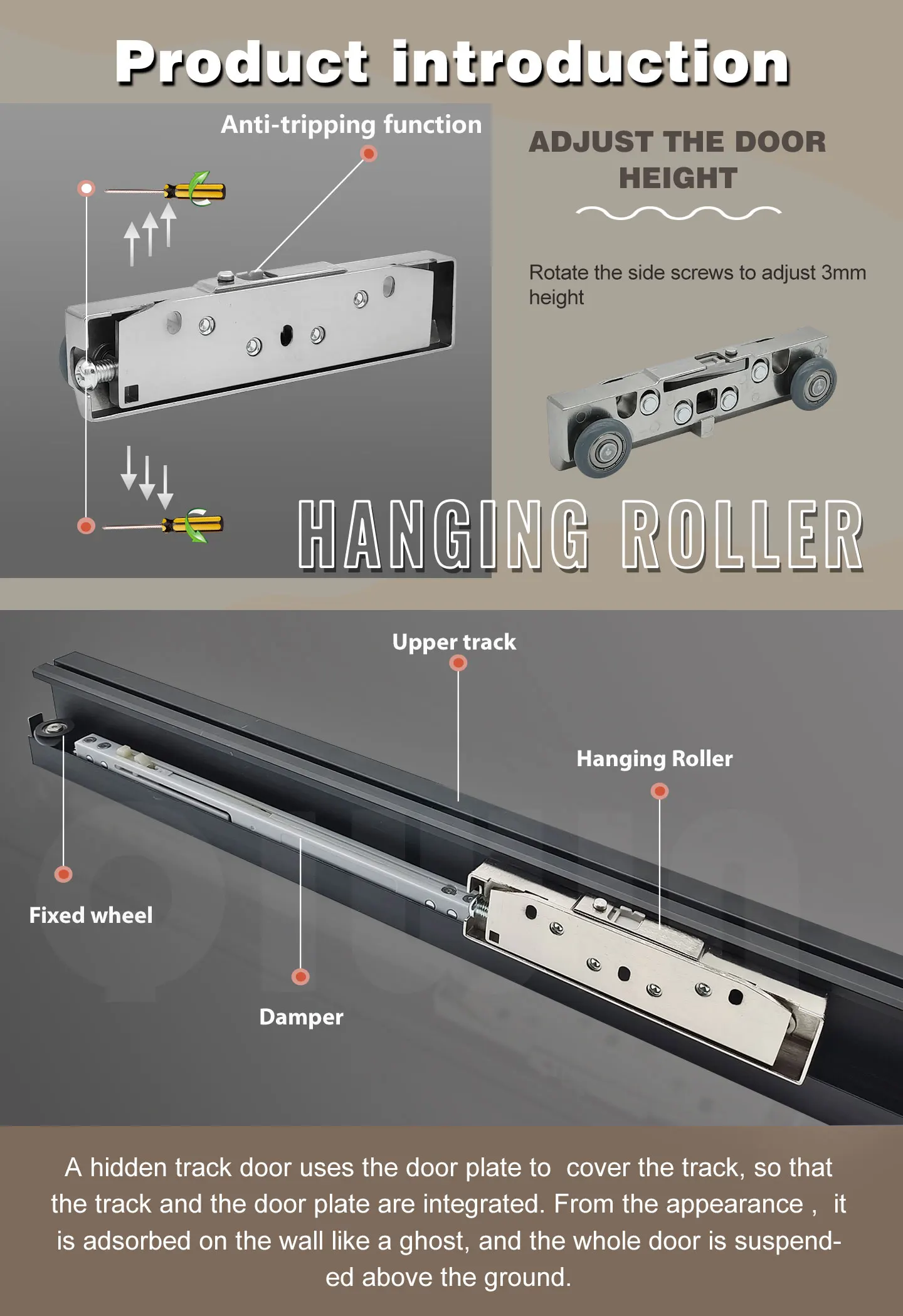 Invisible Magic Pocket Sliding Door System - QIWIN QW-601