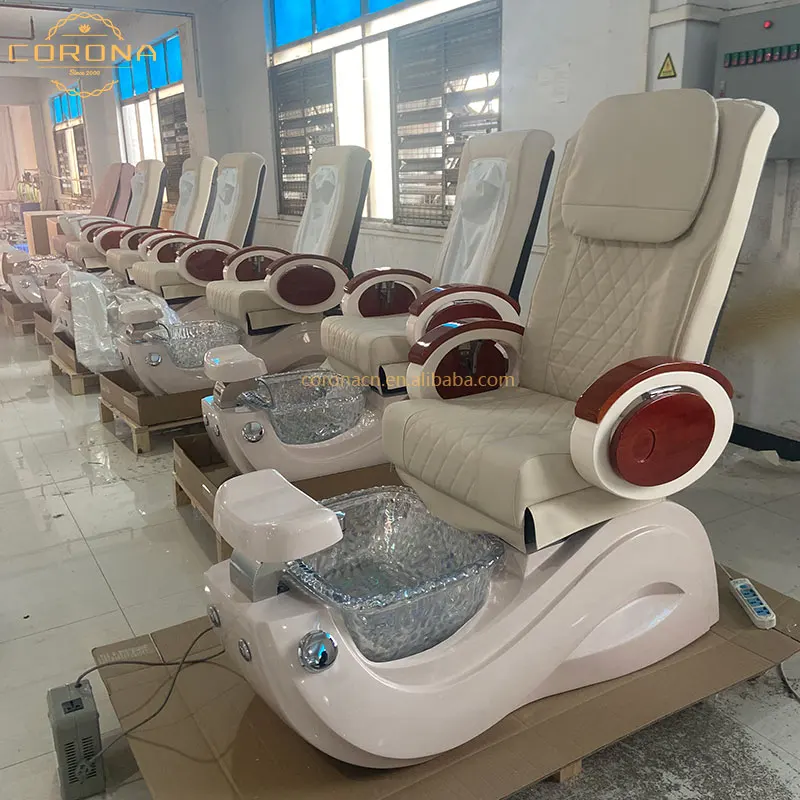Custom Color Modern Luxury Beauty Nail Salon Furniture No Plumbing Foot ...