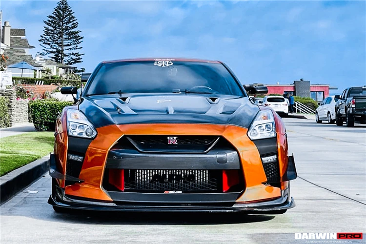 Darwinpro BKSSII Style Carbon Fiber Hood for Nissan GTR R35