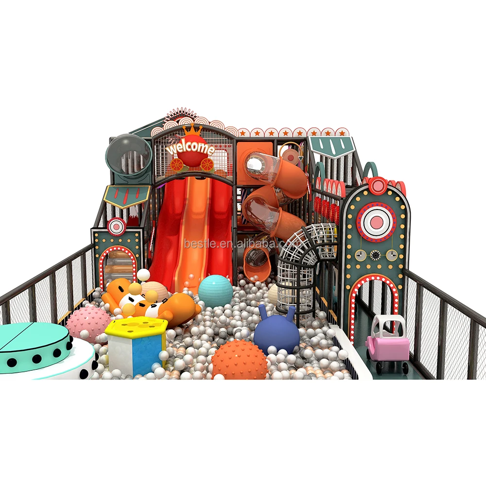 Amusement Park Playground Commercial Indoor Playground Slide Ball Pit ...