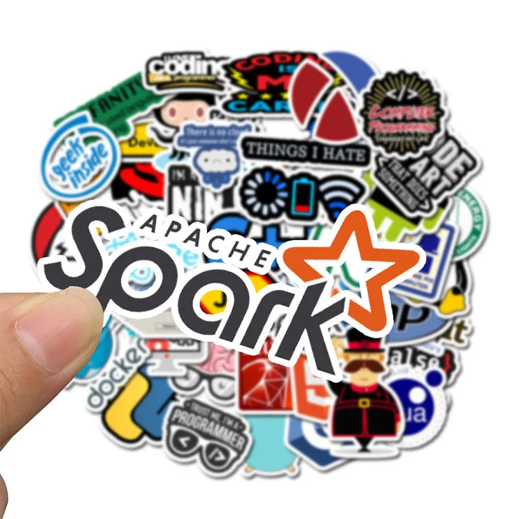 50pcs Programming Stickers for Geek DIY Computer Projects