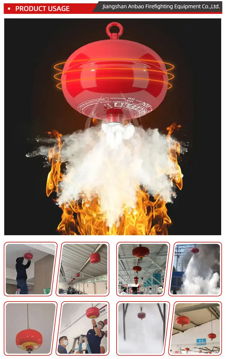 Fire Suppression System Auto Fire Extinguisher Dry Chemical Powder 12l ...