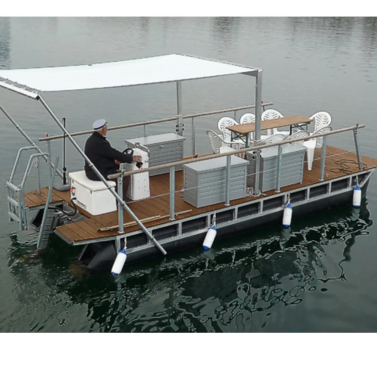 Houseboat Pontoon Or Floating Platform Floating Dock For Yourself Work ...