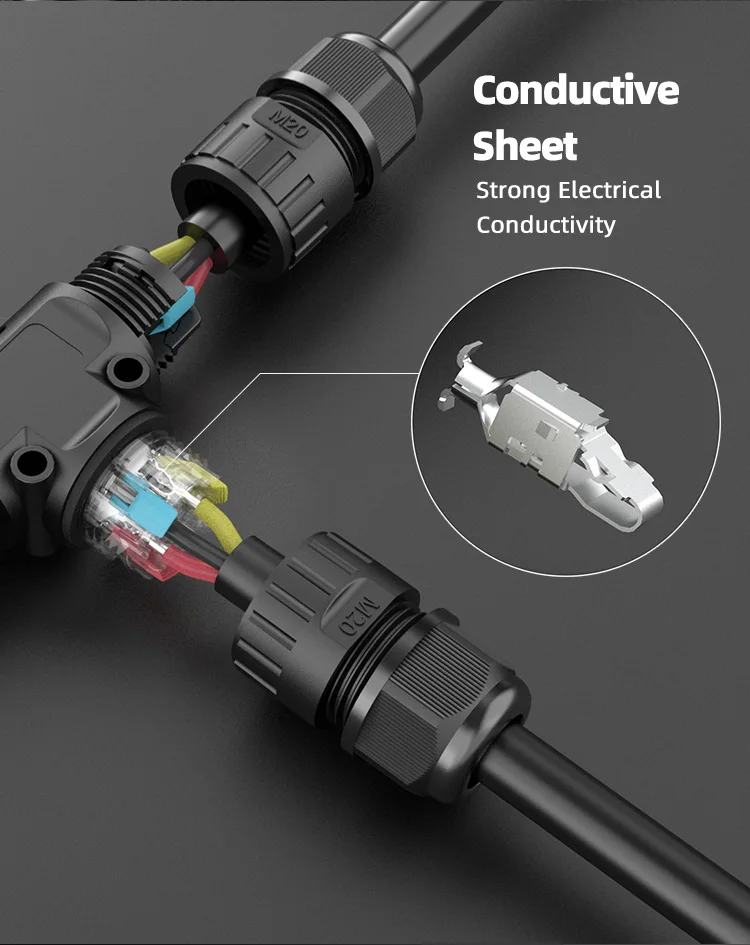 3 Way 3 Pin 10mm Underground Waterproof Quick Disconnect Auto Wire ...