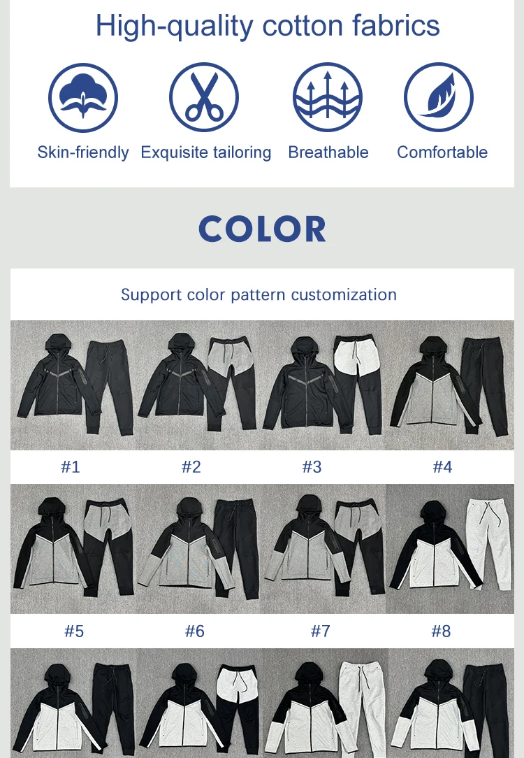 Men Sweat Suits Factory Bluk Wholesale Customized Printing Brand Logo ...