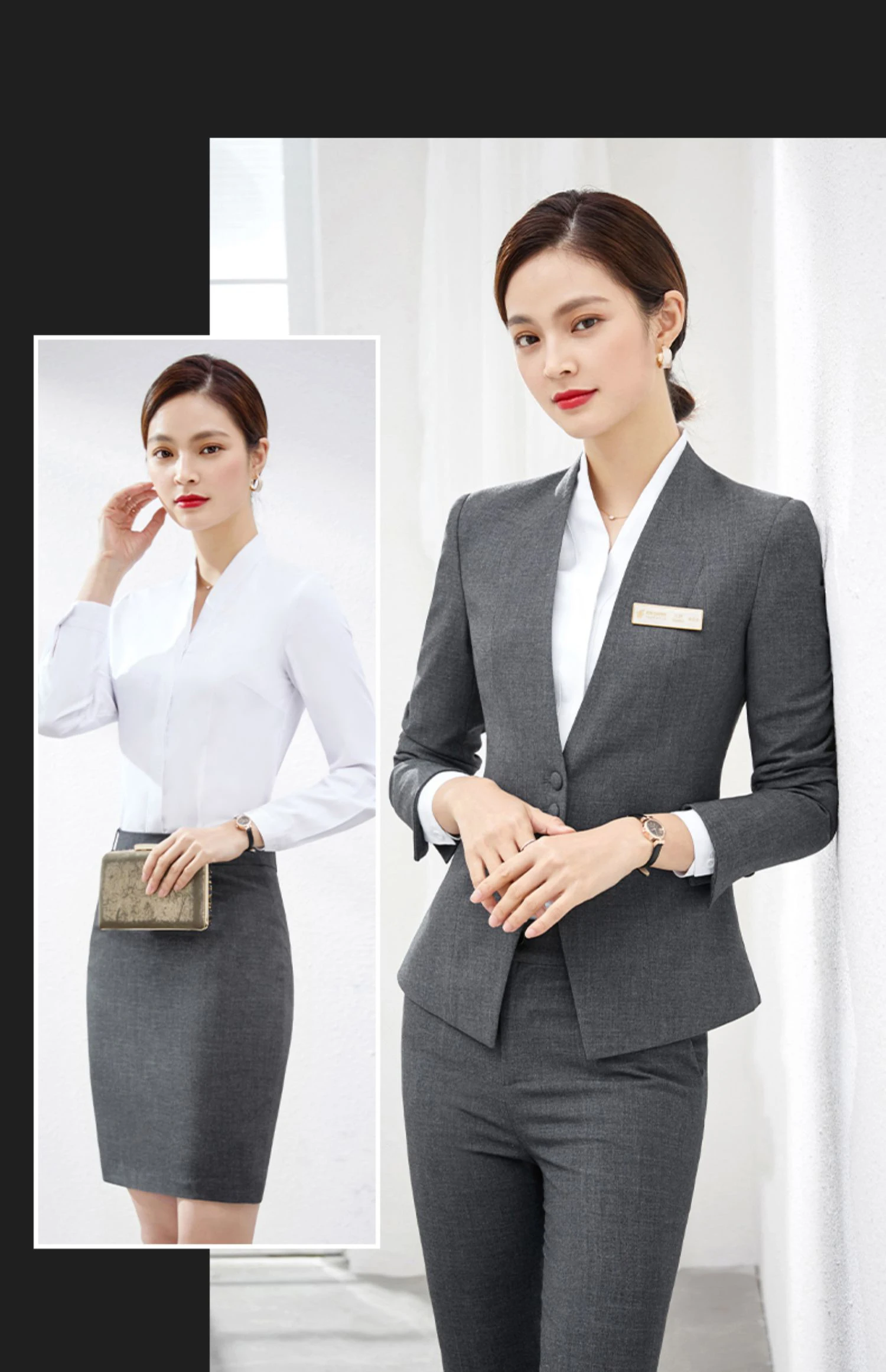 Professional Suit Femininity High-end Tooling Interview Formal Suit ...