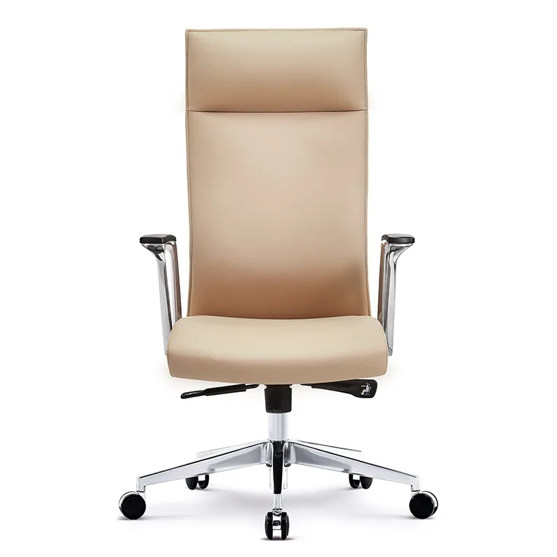 Luxury Leather Executive Office Comfortable Boss Chair Home Computer ...