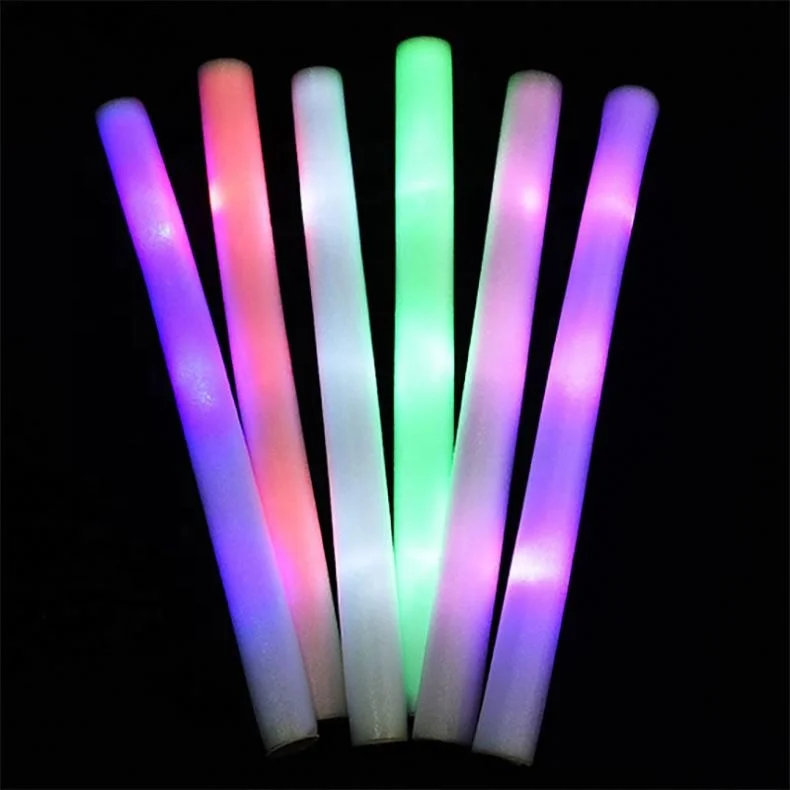 Alibaba.com: Custom Logo LED Foam Light Sticks, Multi-Color Glowing ...