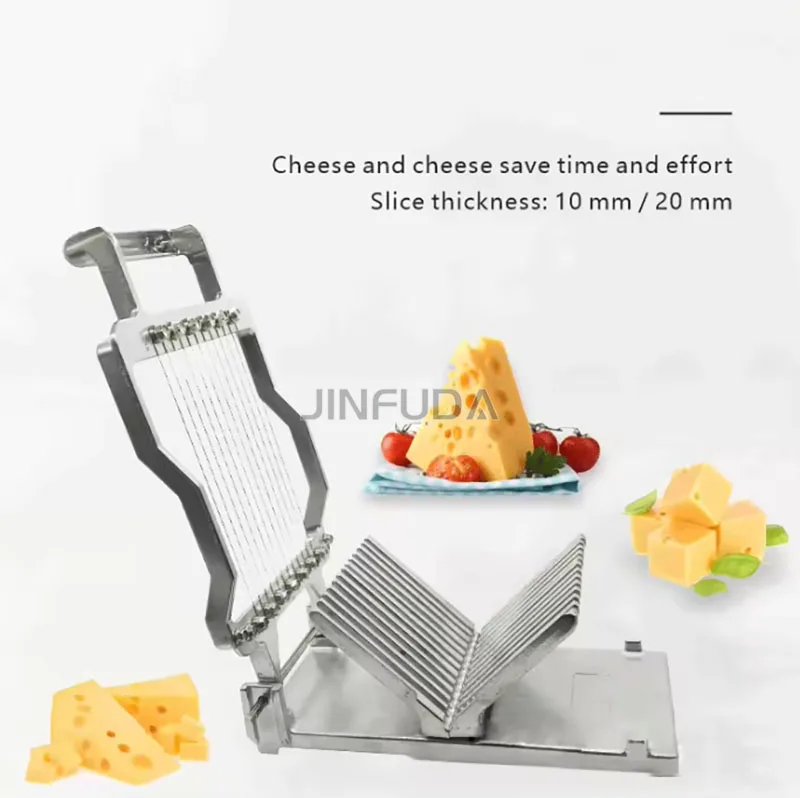 Manual Cheese Cake Block Wire Cutter / Food Cube Cutting Machine - Buy ...