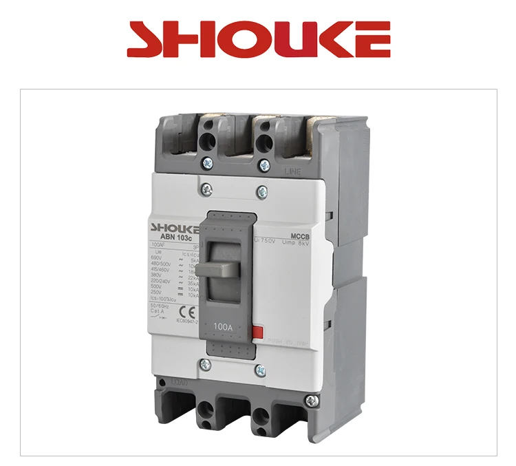 Mccb Abs103c Molded Case Circuit Breaker Current Protector Mccb - Buy ...
