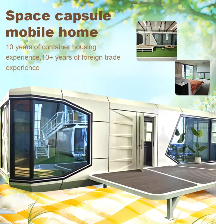 Outdoor Eco Capsule House - Luxury Pod Space Capsule Hotel
