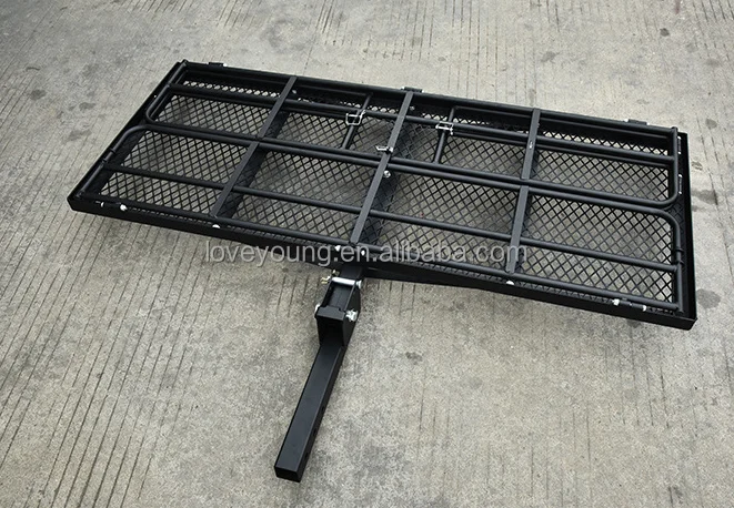 High Side Car Rear Luggage Rack - Foldable Hitch Mount