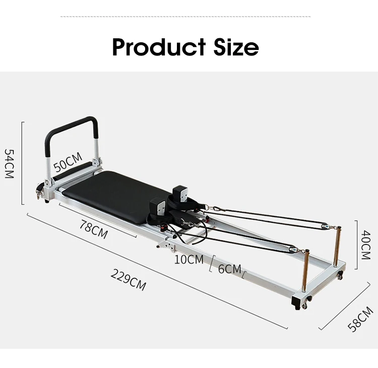 Equipment Body Balance Steel Foldable Pilates Reformer Yoga Training ...