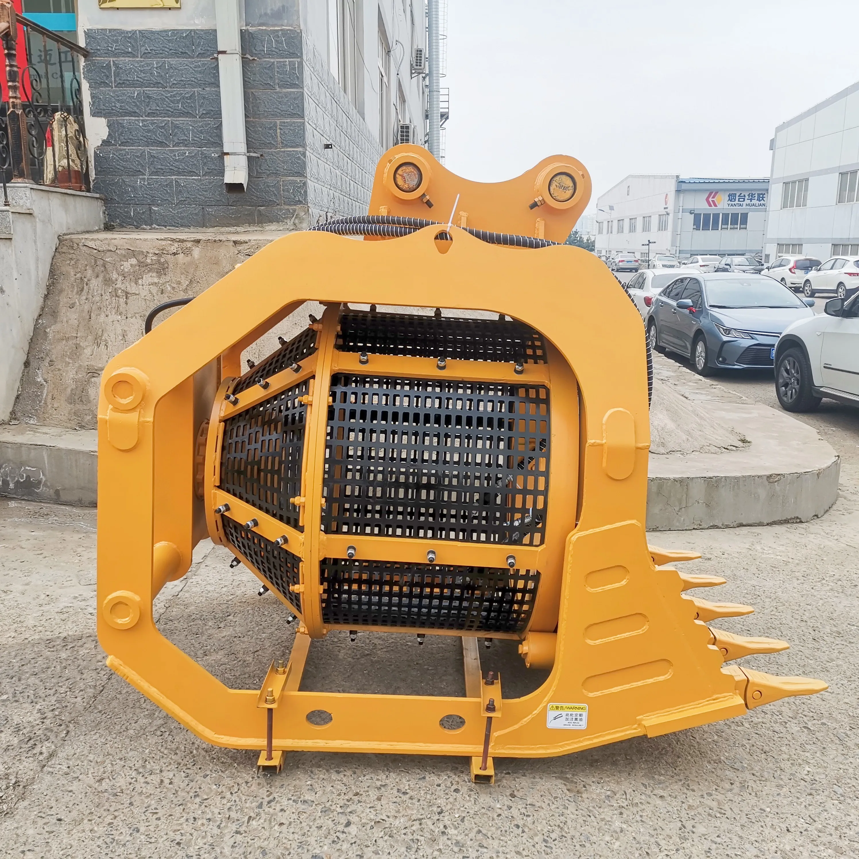 20 Tons Excavator Equipment Screen Bucket Rotating Skeleton Bucket ...