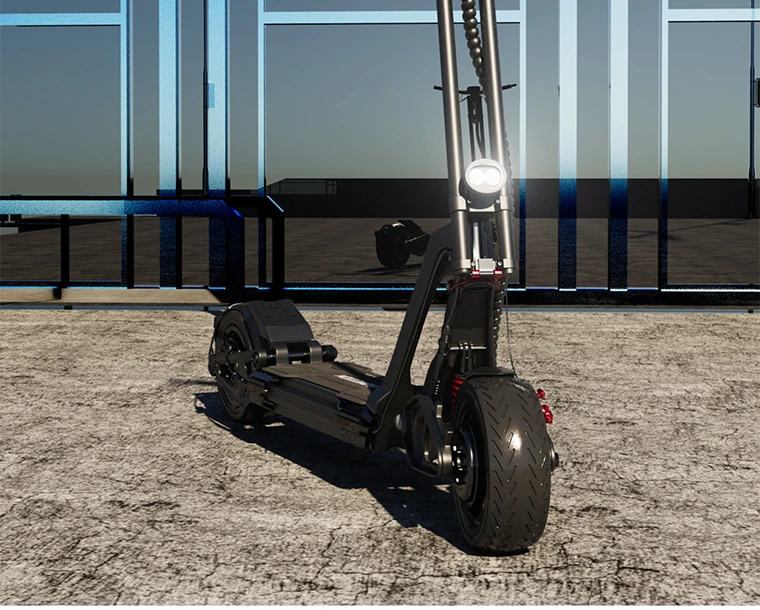 Emove Roadrunner V2 Seated Electric Scooter Adjustable Headset Folding ...