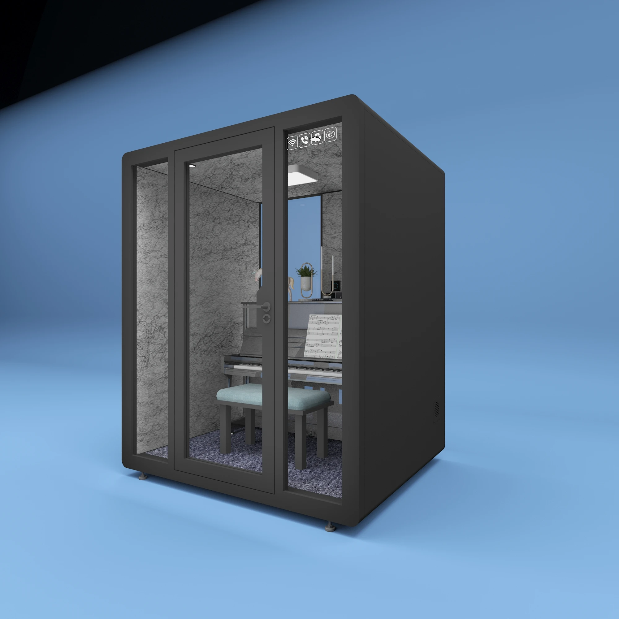 Minimalist Double Wall Soundproofing Drum Cage Sound Insulation Drum ...