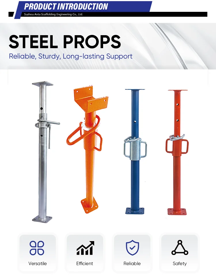 Concrete Formwork Galvanized Scaffolding Shoring Steel Props